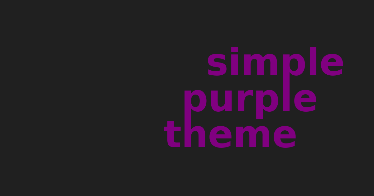 simple-purple-theme